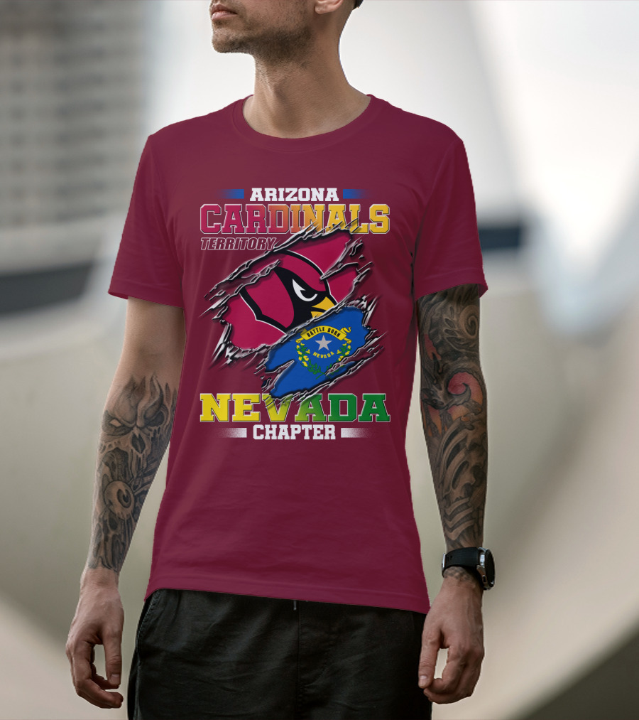 Arizona Cardinals Territory Nevada Chapter T-Shirt