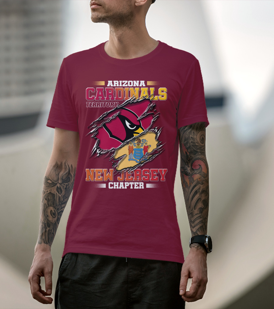 Arizona Cardinals Territory New Jersey Chapter T-Shirt