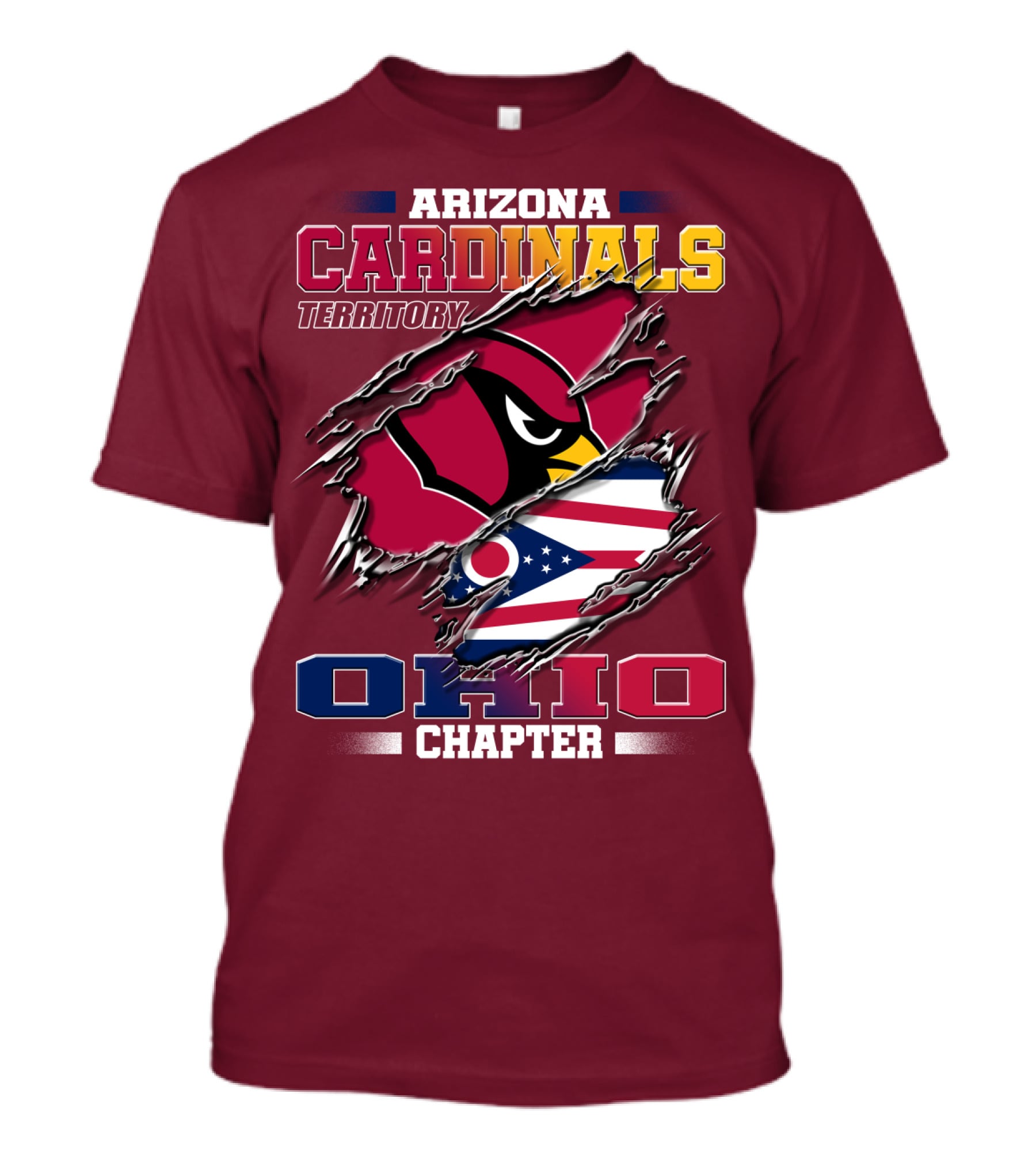 Arizona Cardinals Territory Ohio Chapter T-Shirt