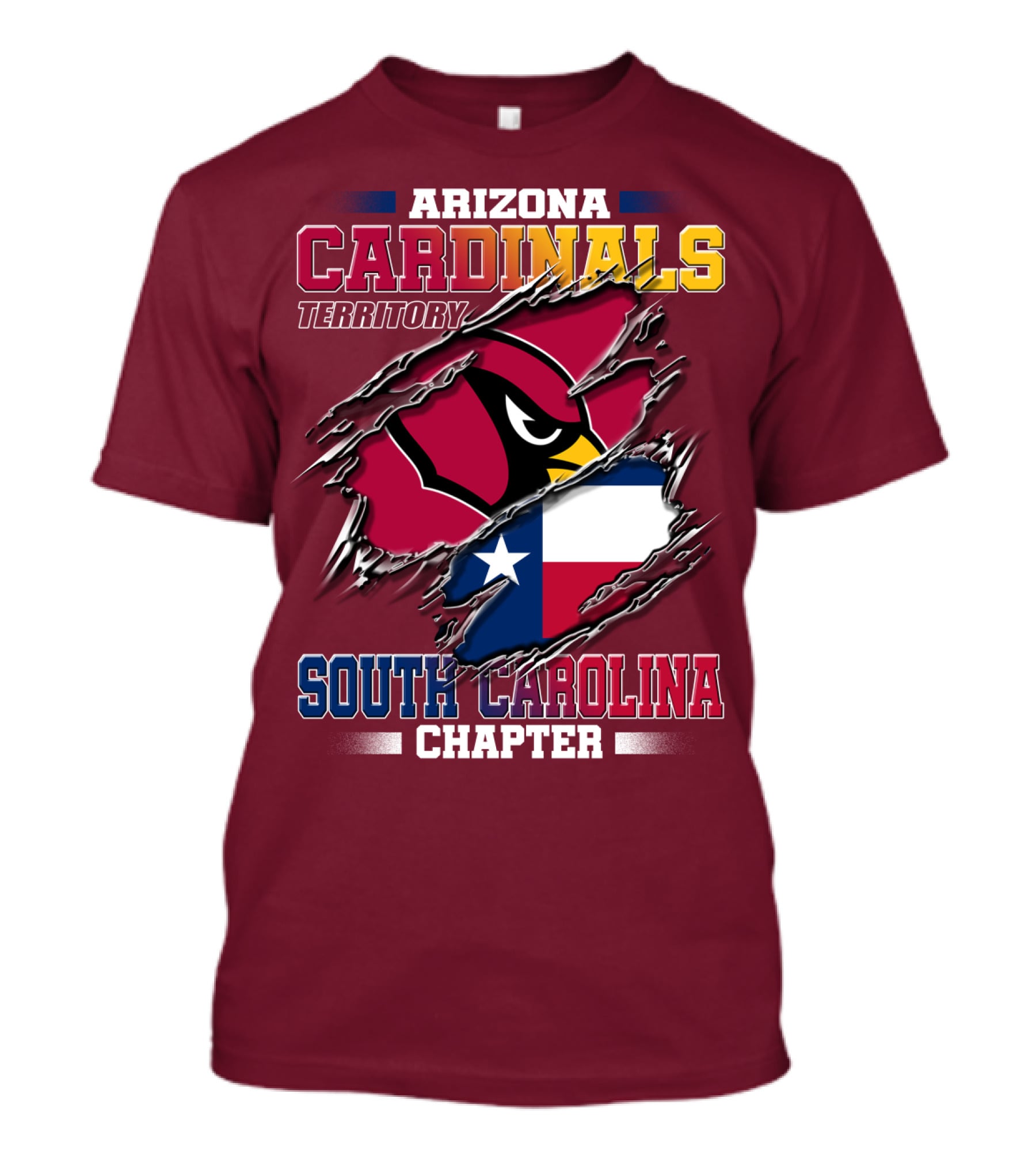 Arizona Cardinals Territory South Carolina Chapter T-Shirt