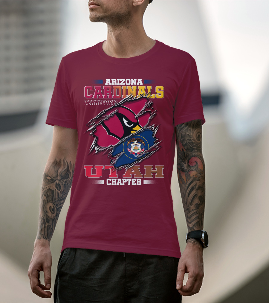 Arizona Cardinals Territory Utah Chapter T-Shirt