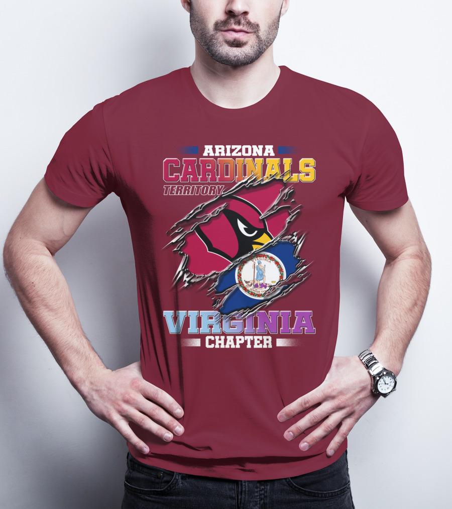 Arizona Cardinals Territory Virginia Chapter T-Shirt