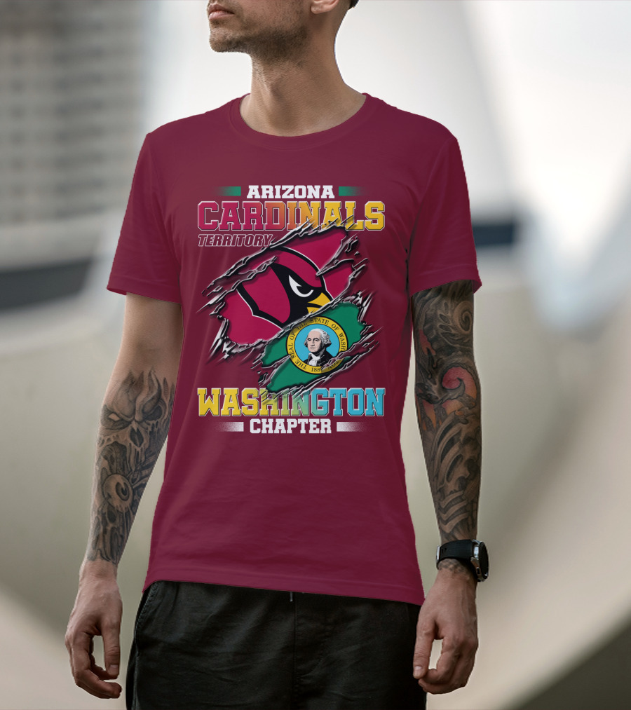 Arizona Cardinals Territory Washington Chapter T-Shirt