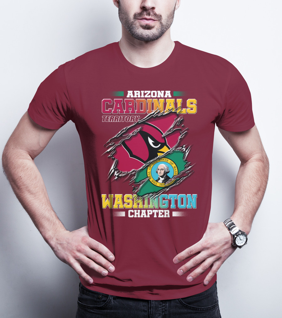 Arizona Cardinals Territory Washington Chapter T-Shirt