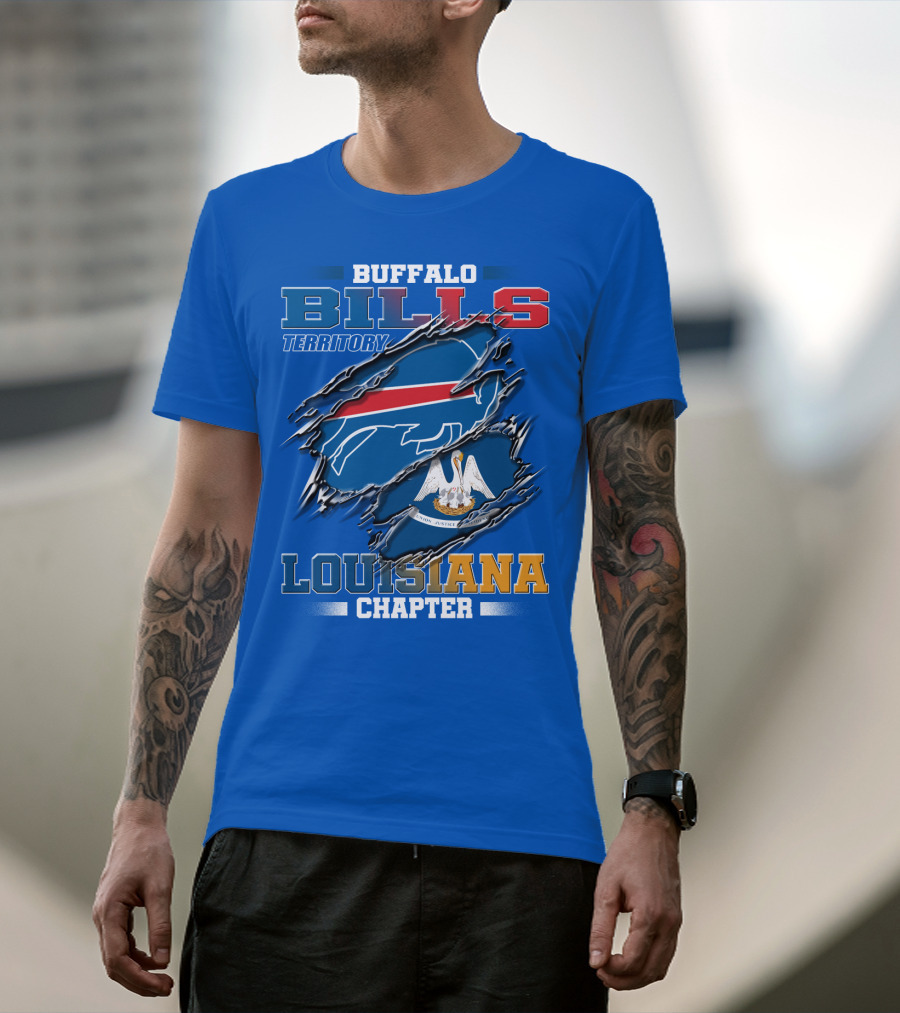 Buffalo Bills Territory Louisiana Chapter T-Shirt