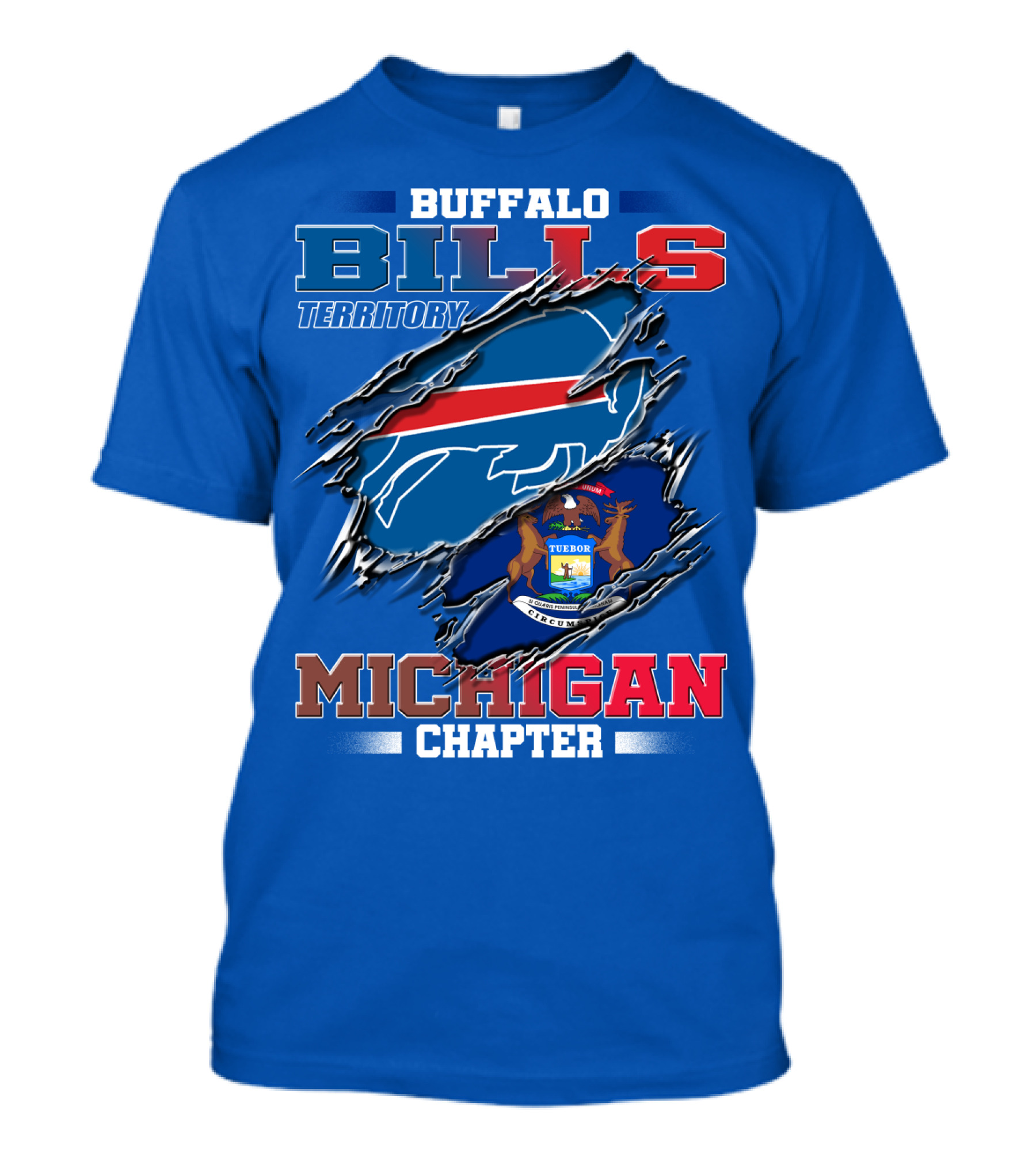 Buffalo Bills Territory Michigan Chapter T-Shirt