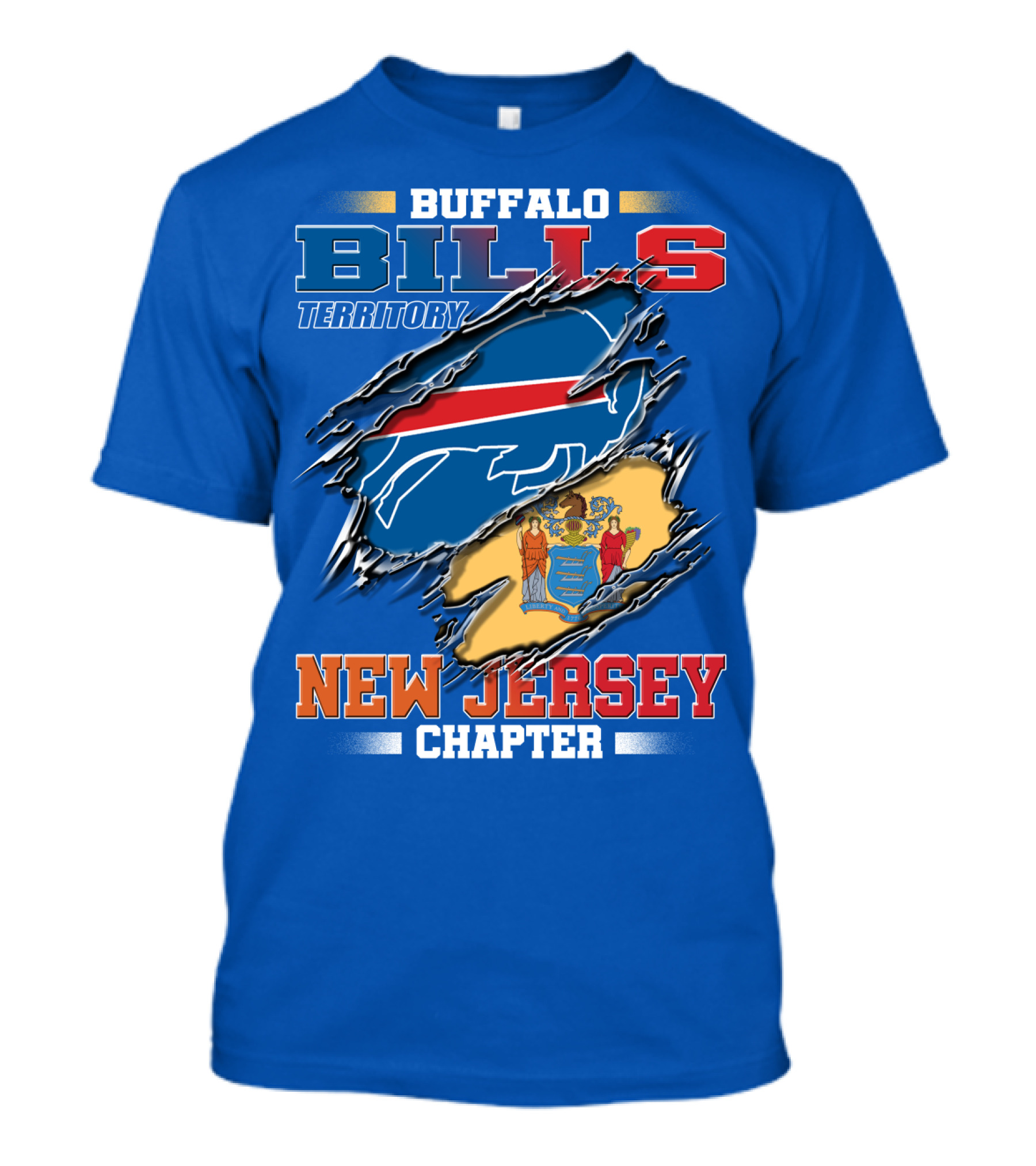 Buffalo Bills Territory New Jersey Chapter T-Shirt