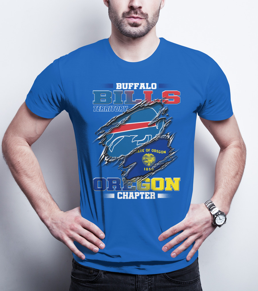 Buffalo Bills Territory Oregon Chapter State Of Oregon 1859 T-Shirt