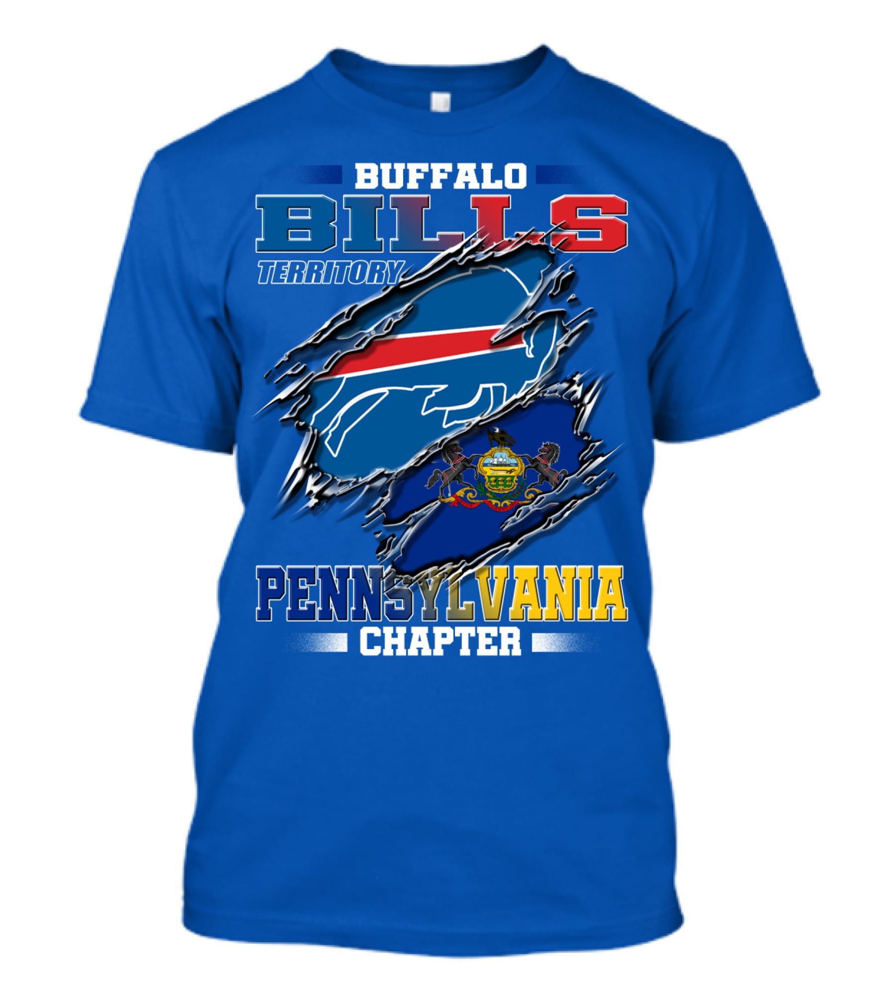 Buffalo Bills Territory Pennsylvania Chapter T-Shirt