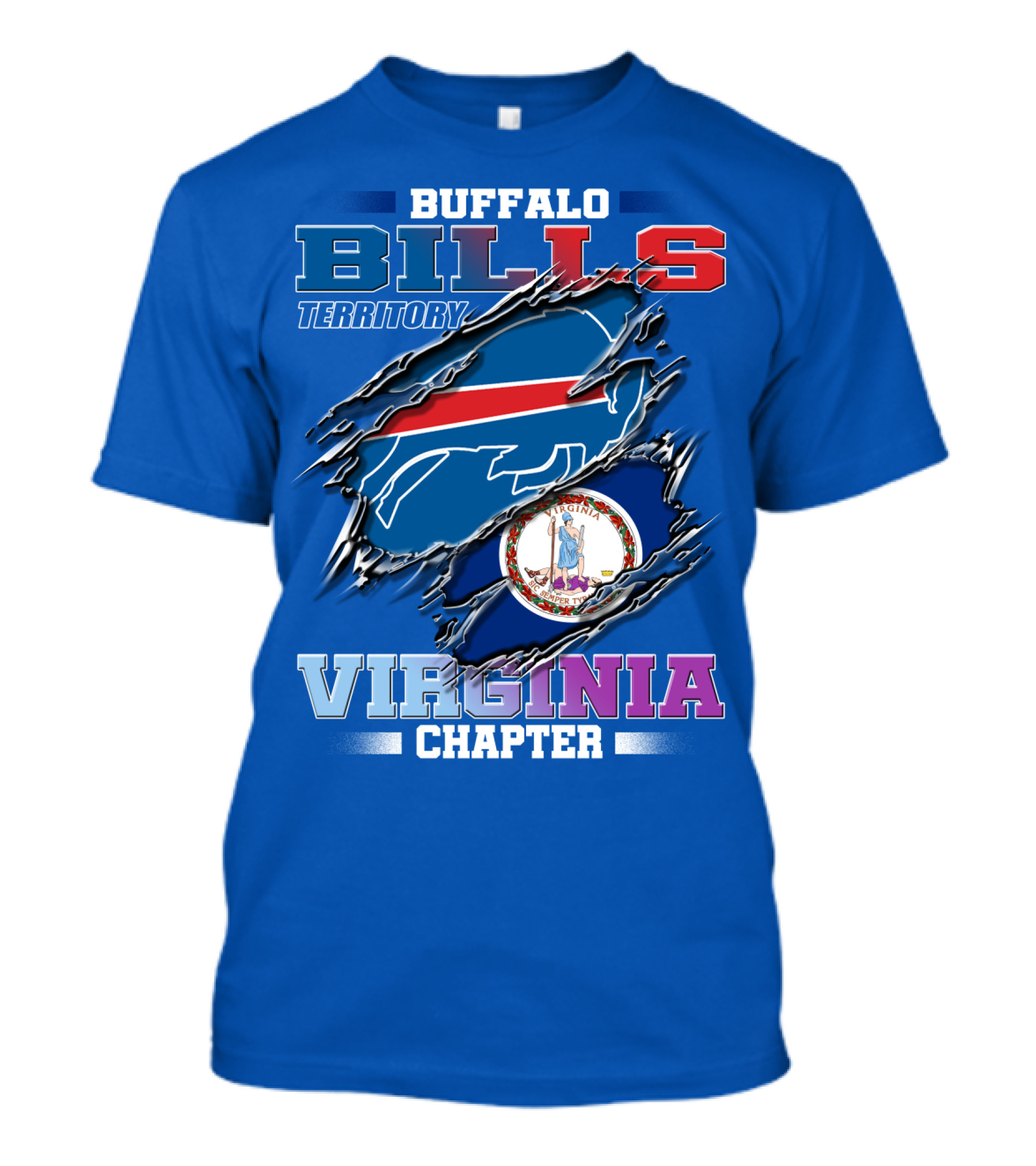 Buffalo Bills Territory Virginia Chapter T-Shirt