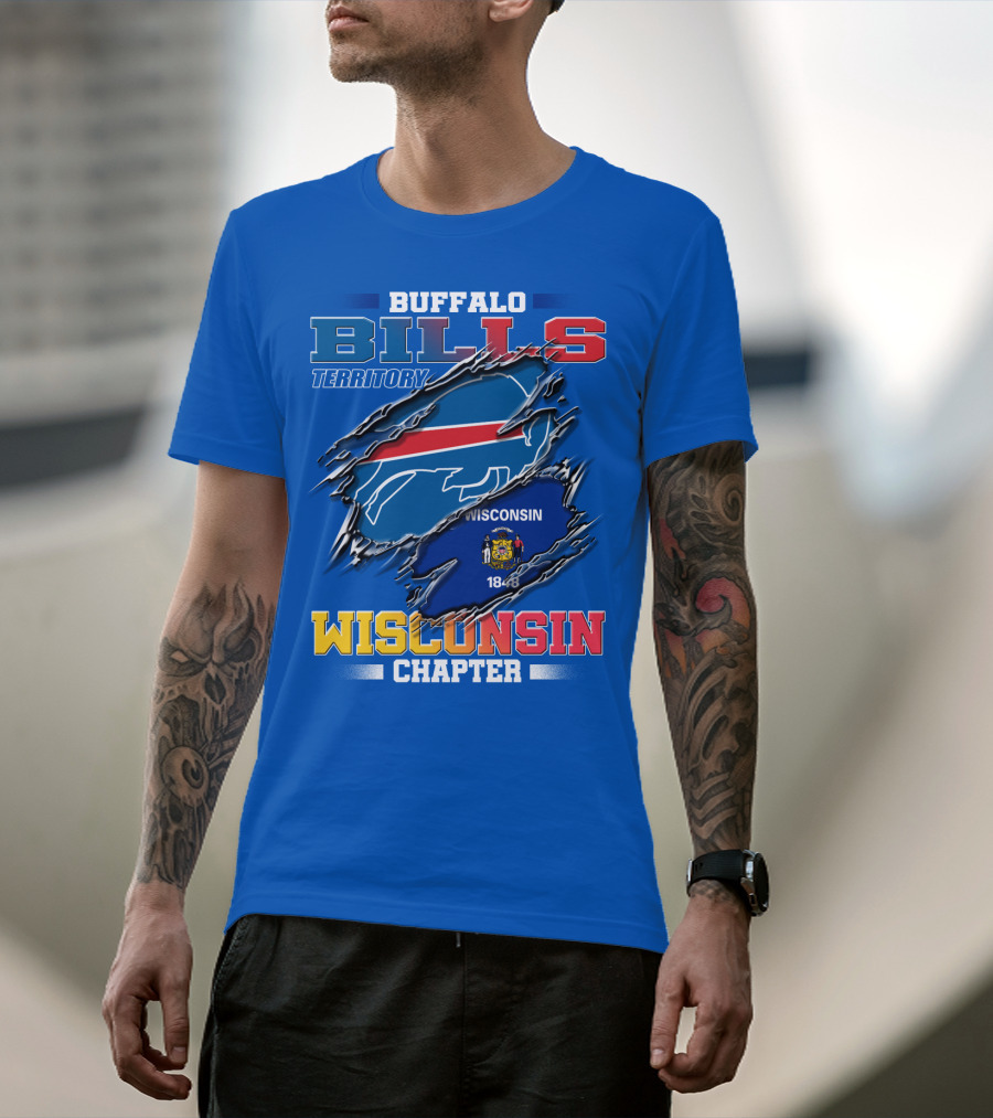 Buffalo Bills Territory Wisconsin Chapter 1848 T-Shirt