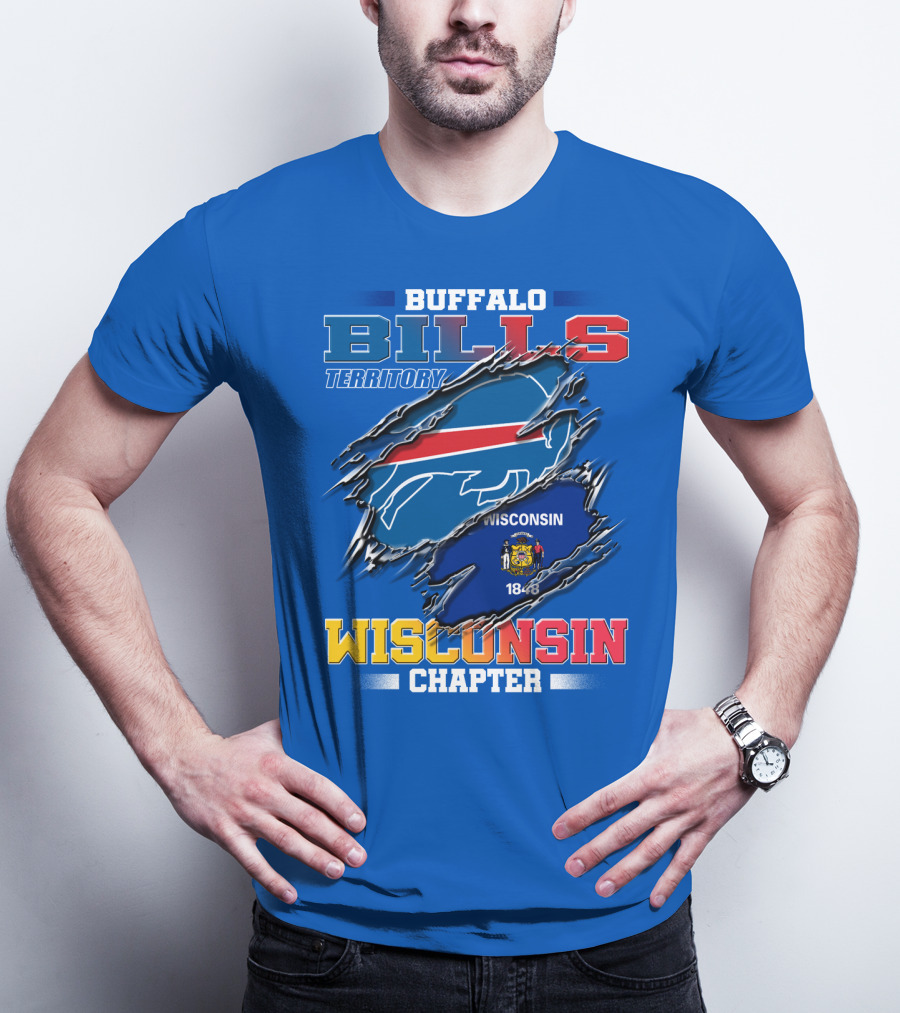 Buffalo Bills Territory Wisconsin Chapter 1848 T-Shirt