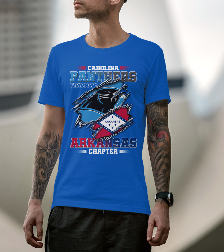 Carolina Panthers Territory Arkansas Chapter T-Shirt