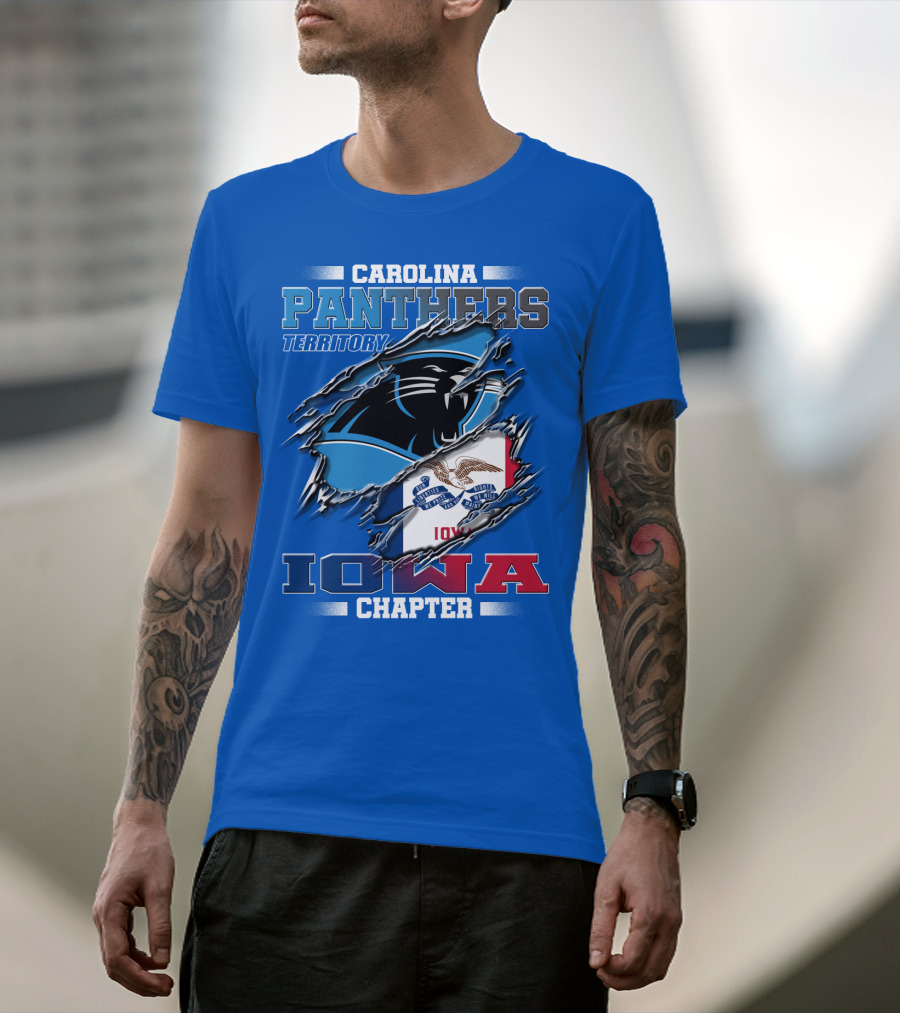Carolina Panthers Territory Iowa Chapter T-Shirt