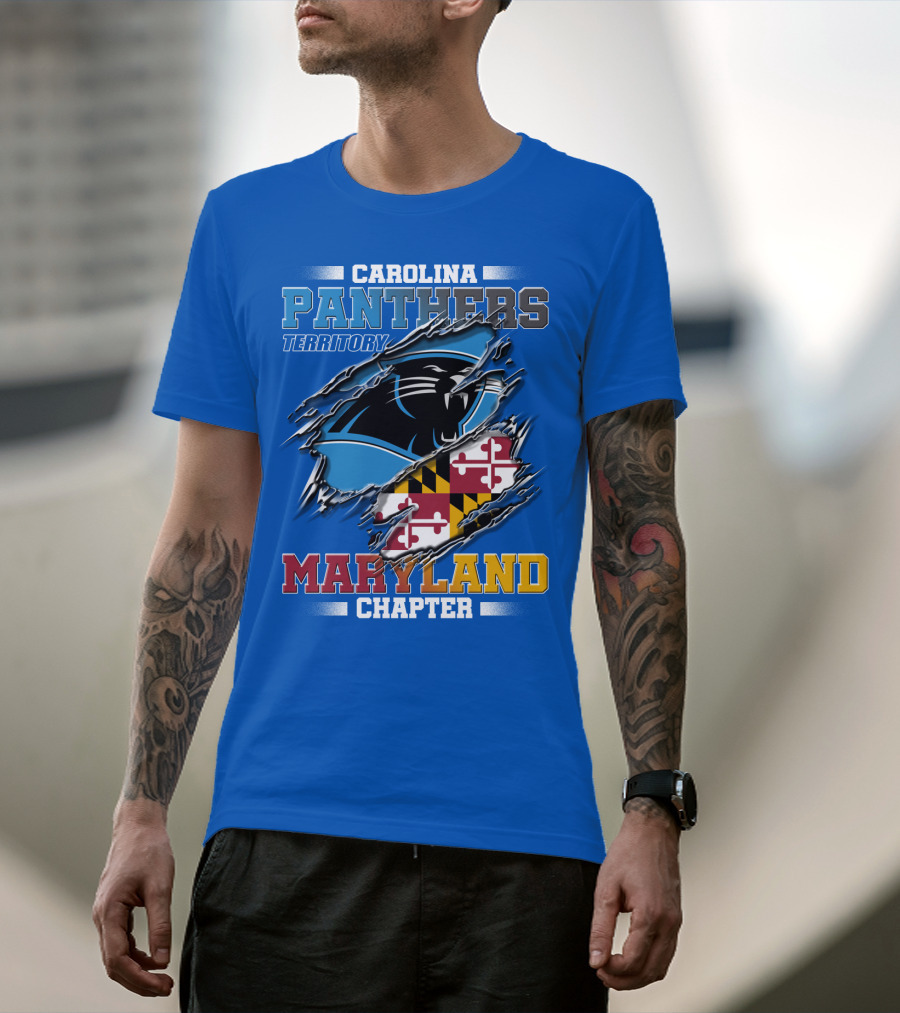 Carolina Panthers Territory Maryland Chapter T-Shirt