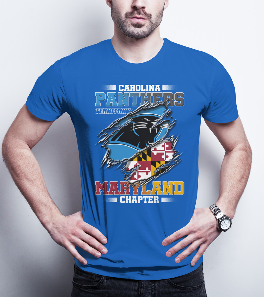 Carolina Panthers Territory Maryland Chapter T-Shirt