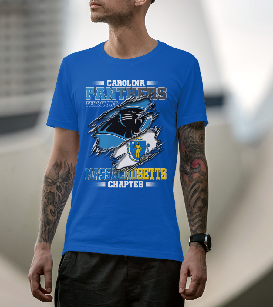 CAROLINA PANTHERS TERRITORY MASSACHUSETTS CHAPTER T-Shirt