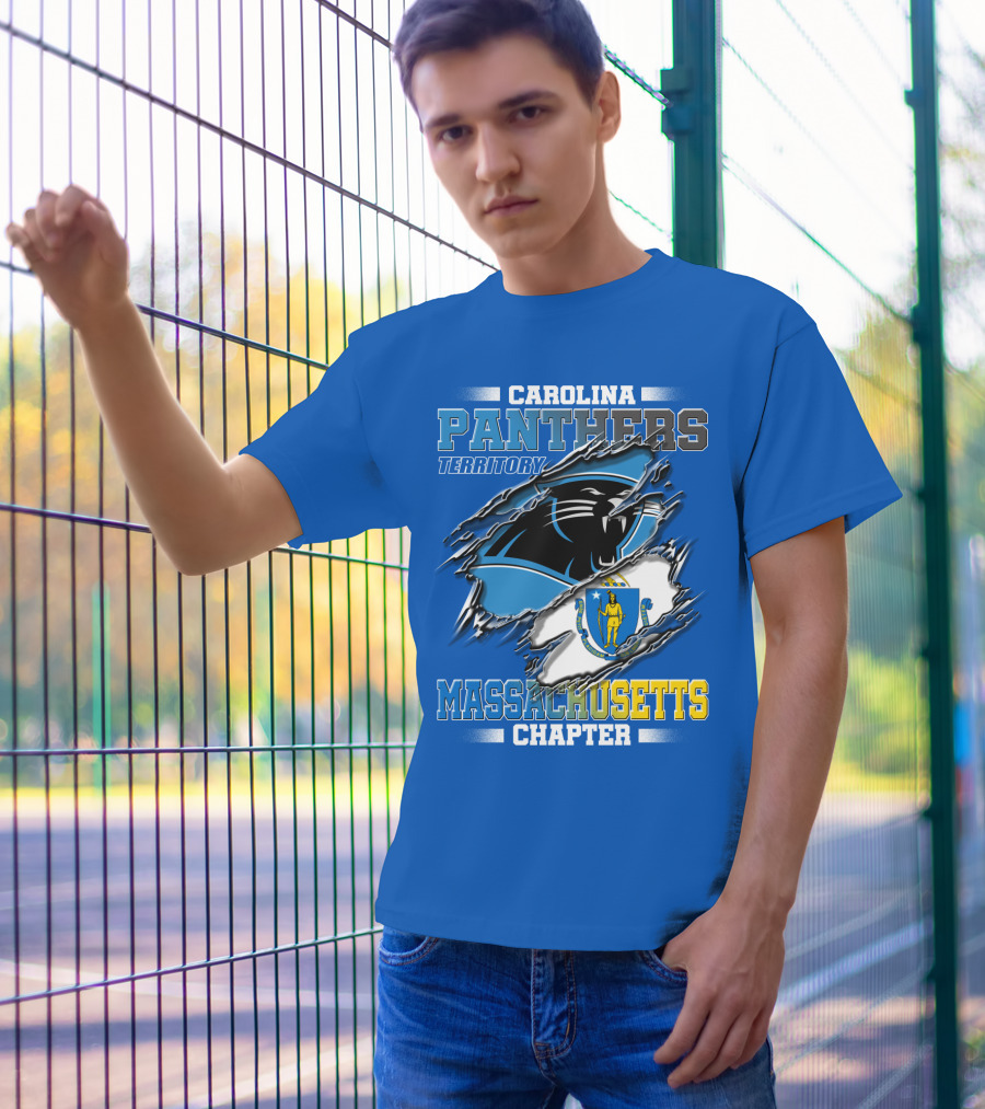 CAROLINA PANTHERS TERRITORY MASSACHUSETTS CHAPTER T-Shirt