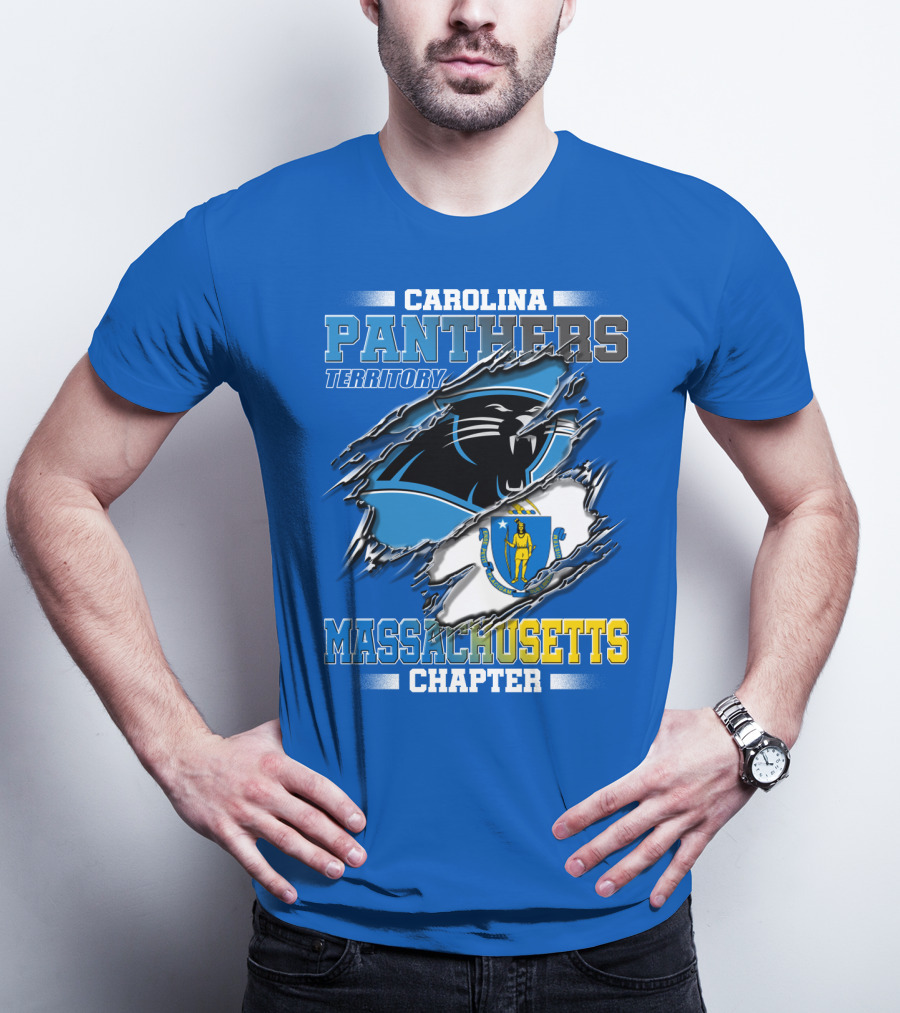 CAROLINA PANTHERS TERRITORY MASSACHUSETTS CHAPTER T-Shirt