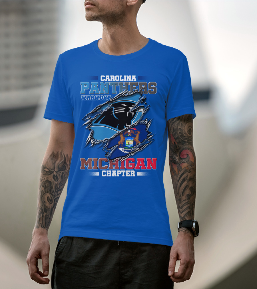 CAROLINA PANTHERS TERRITORY MICHIGAN CHAPTER T-Shirt