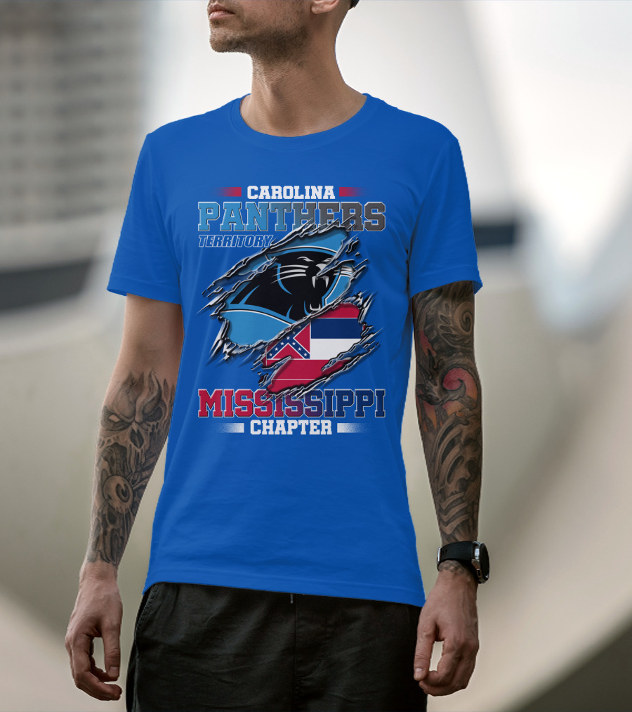 Carolina Panthers Territory Mississippi Chapter T-Shirt