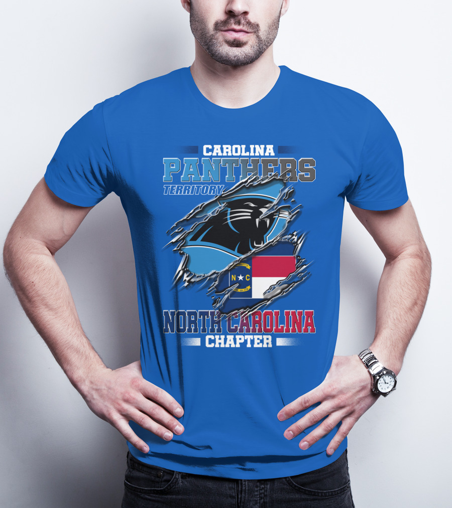 Carolina Panthers Territory North Carolina Chapter T-Shirt