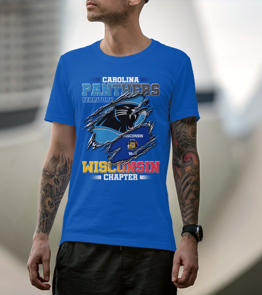 Carolina Panthers Territory Wisconsin Chapter T-Shirt