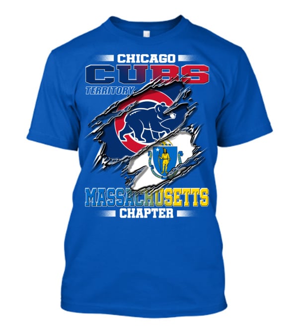 Chicago Cubs Territory Massachusetts Chapter T-Shirt