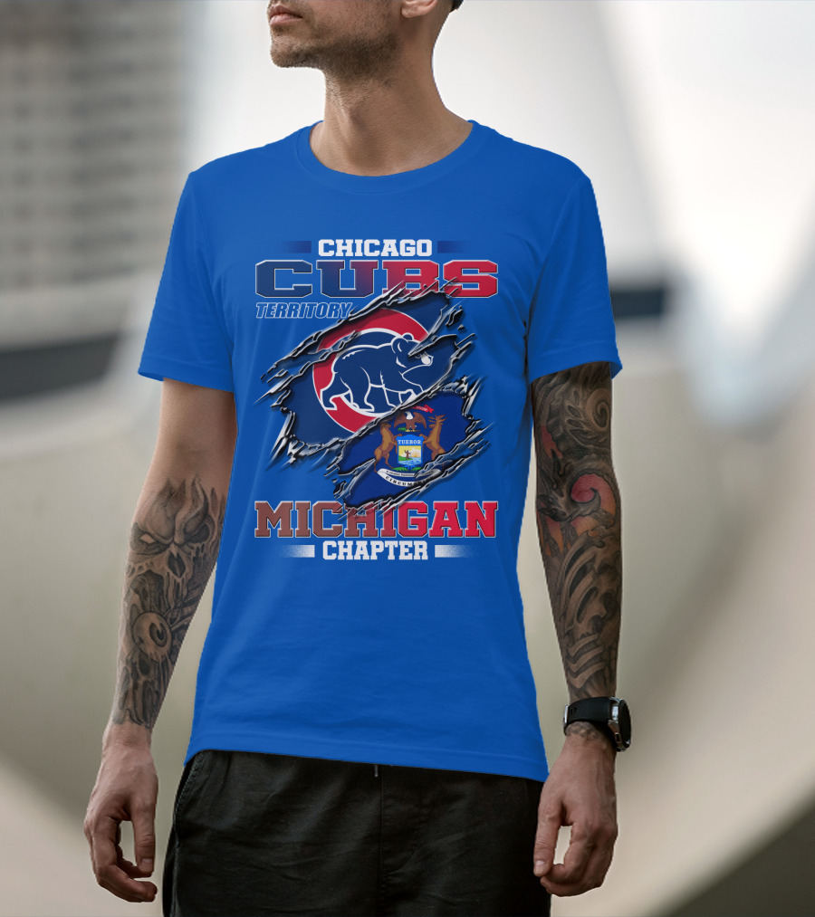 Chicago Cubs Territory Michigan Chapter T-Shirt