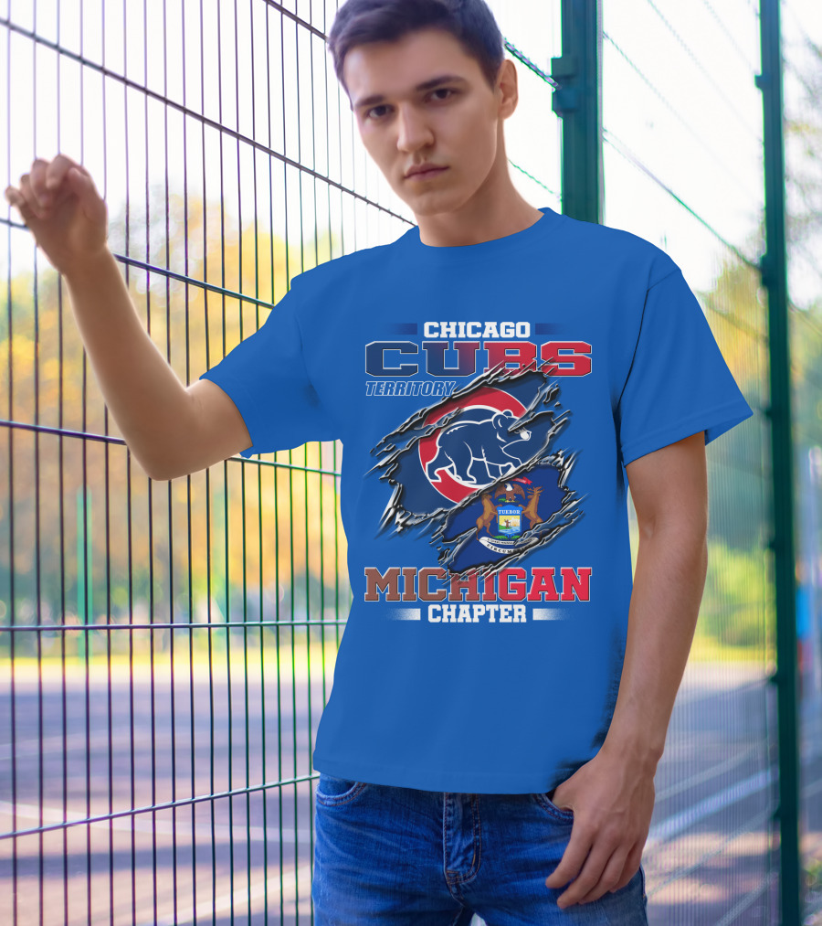 Chicago Cubs Territory Michigan Chapter T-Shirt