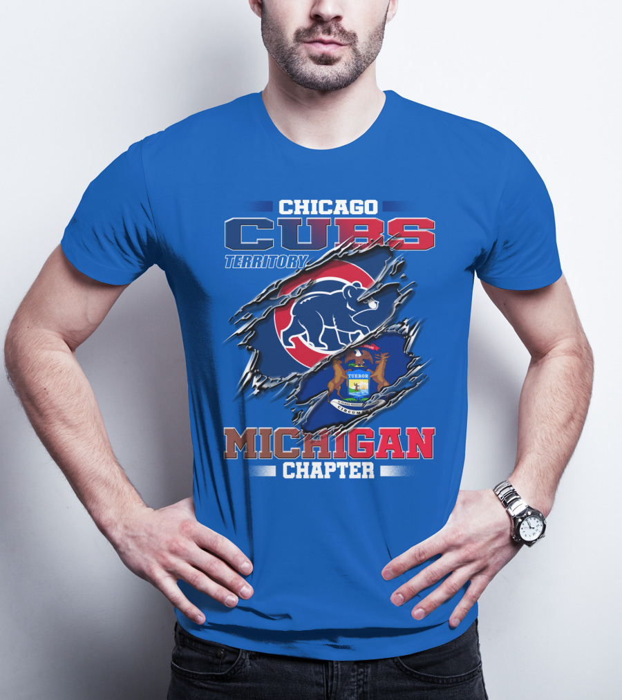 Chicago Cubs Territory Michigan Chapter T-Shirt