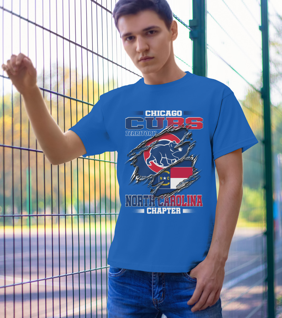 Chicago Cubs Territory North Carolina Chapter T-Shirt