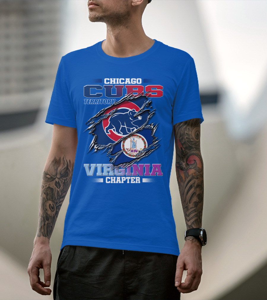 Chicago Cubs Territory Virginia Chapter T-Shirt