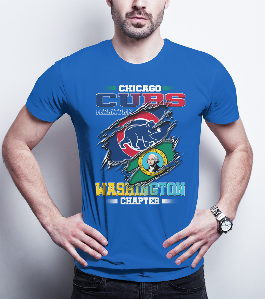 Chicago Cubs Territory Washington Chapter T-Shirt