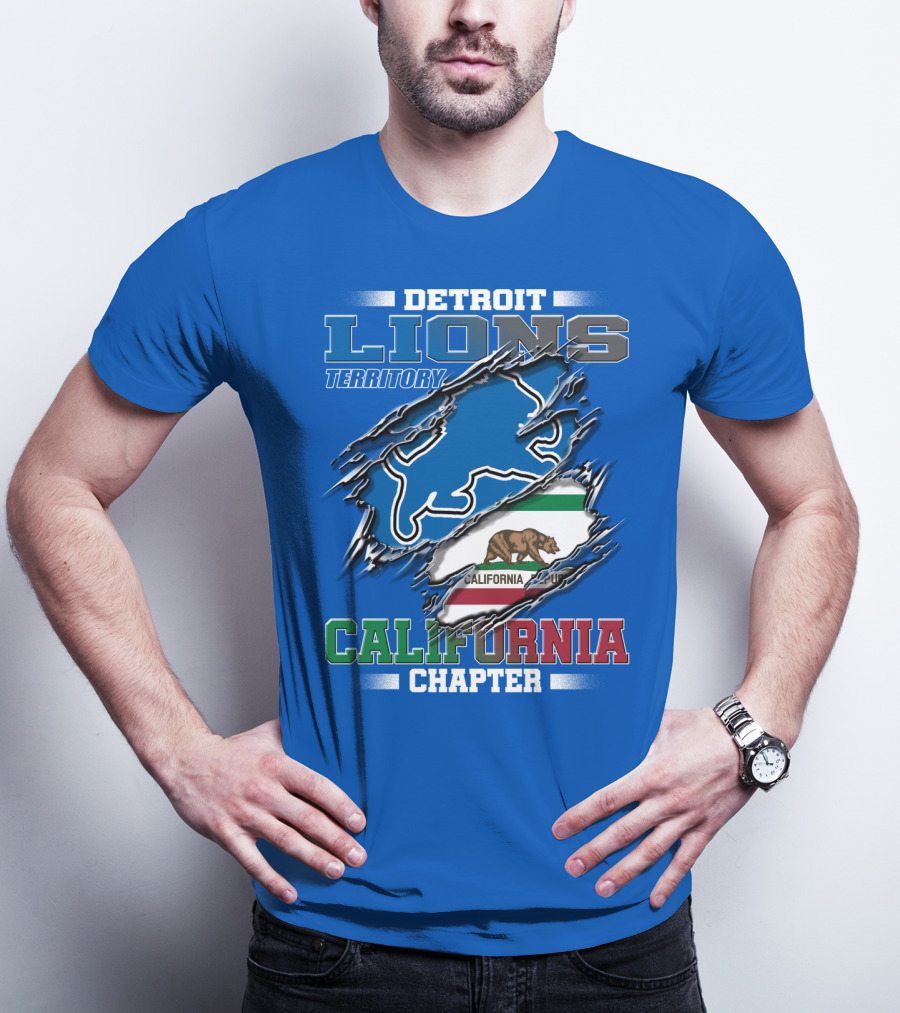 DETROIT LIONS TERRITORY CALIFORNIA CHAPTER T-Shirt