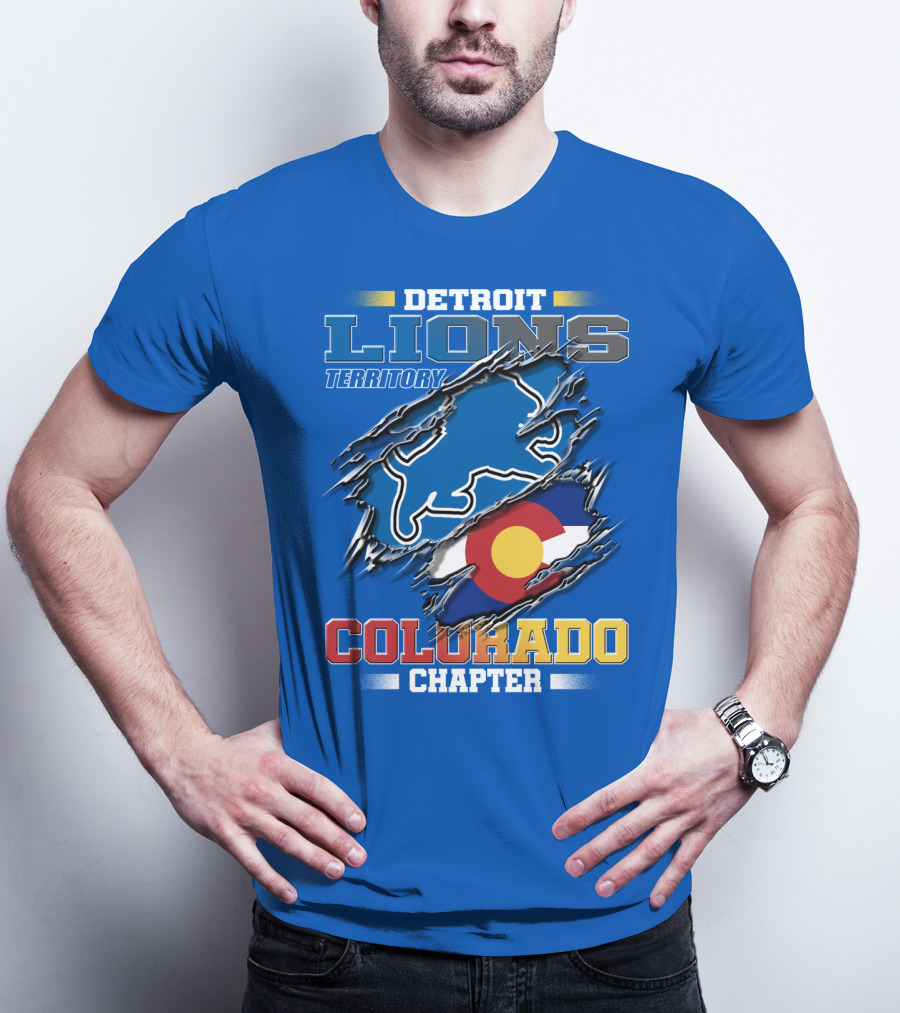 DETROIT LIONS TERRITORY COLORADO CHAPTER T-Shirt