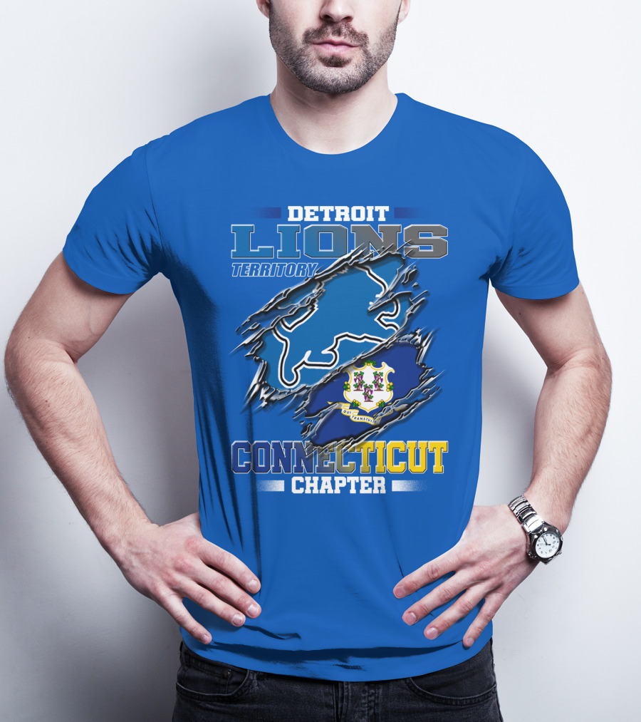 Detroit Lions Territory Connecticut Chapter T-Shirt