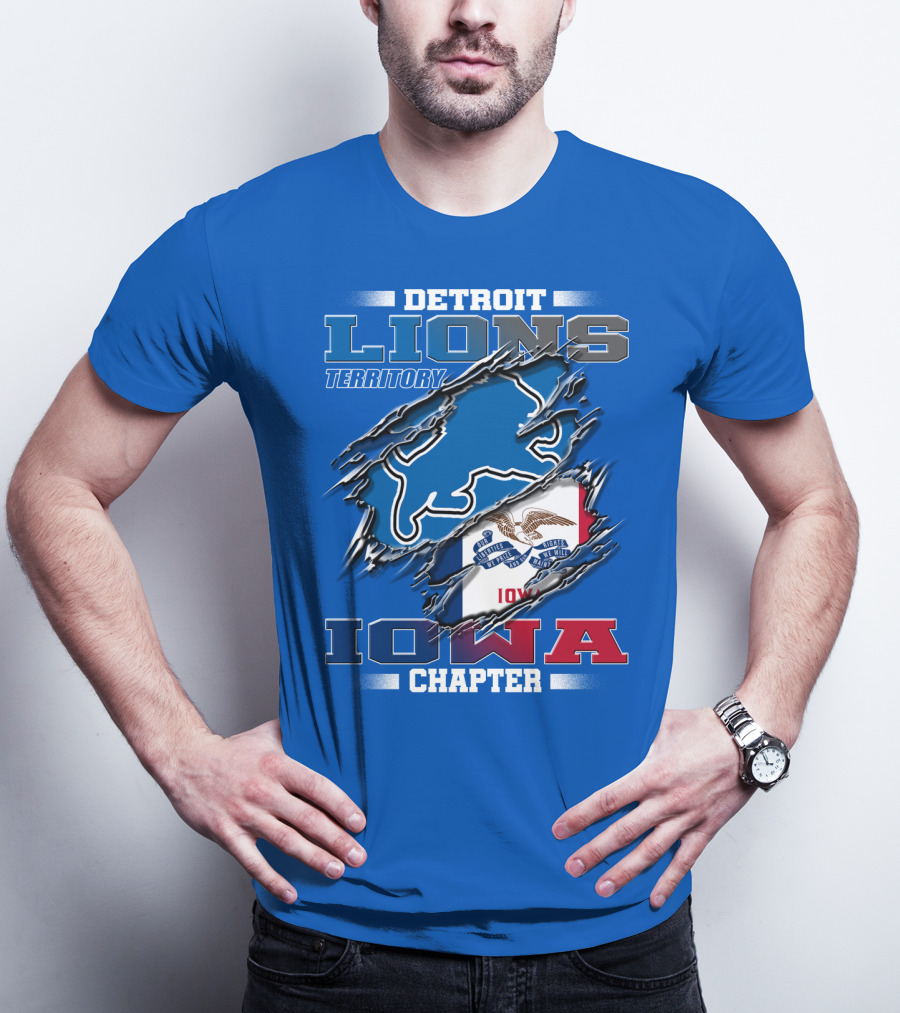 DETROIT LIONS TERRITORY IOWA CHAPTER T-Shirt