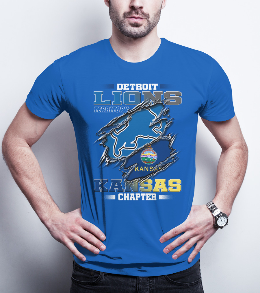 Detroit Lions Territory Kansas Chapter T-Shirt
