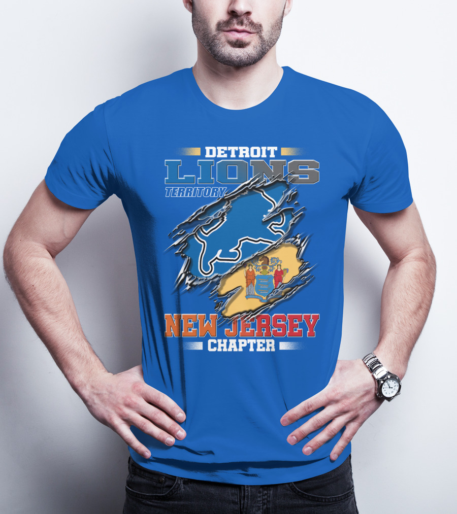 DETROIT LIONS TERRITORY NEW JERSEY CHAPTER T-Shirt