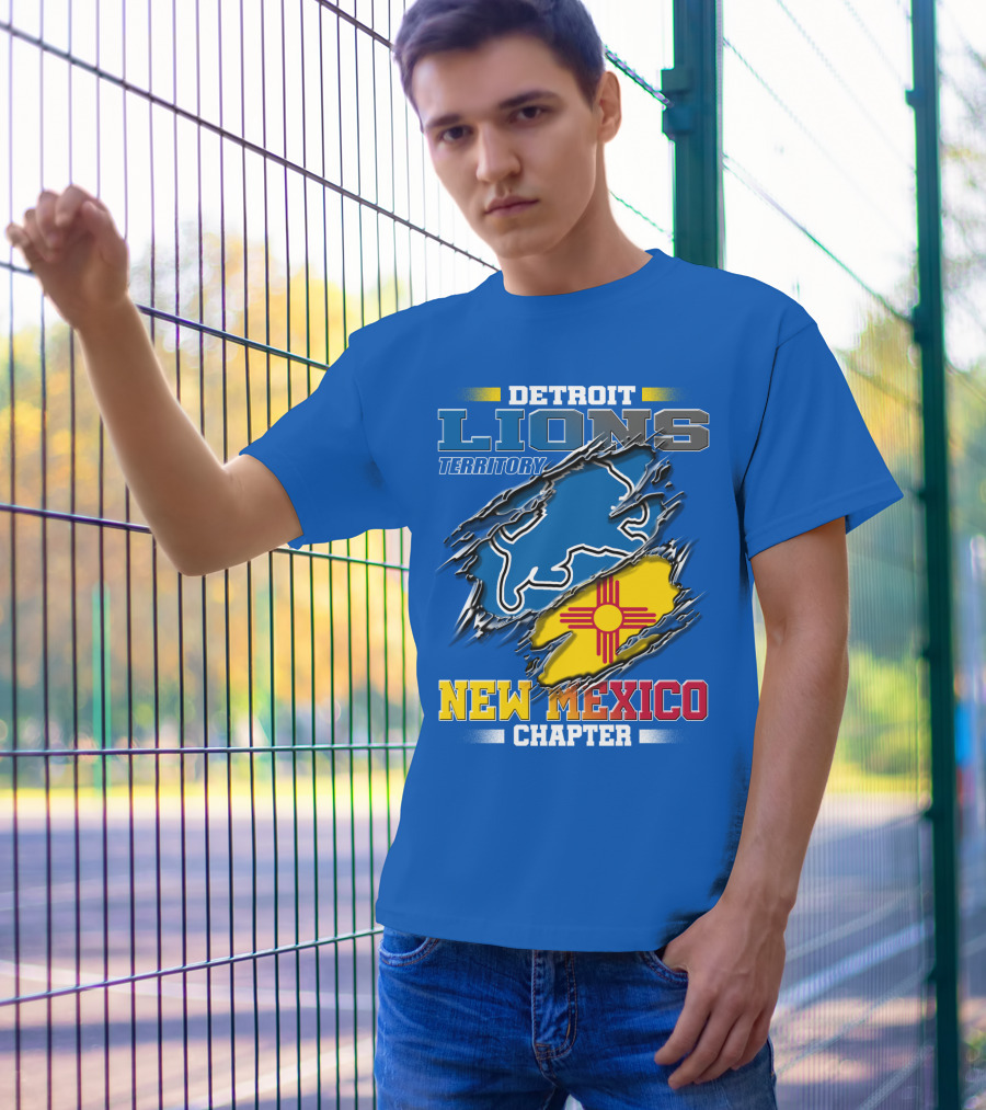 Detroit Lions Territory New Mexico Chapter T-Shirt