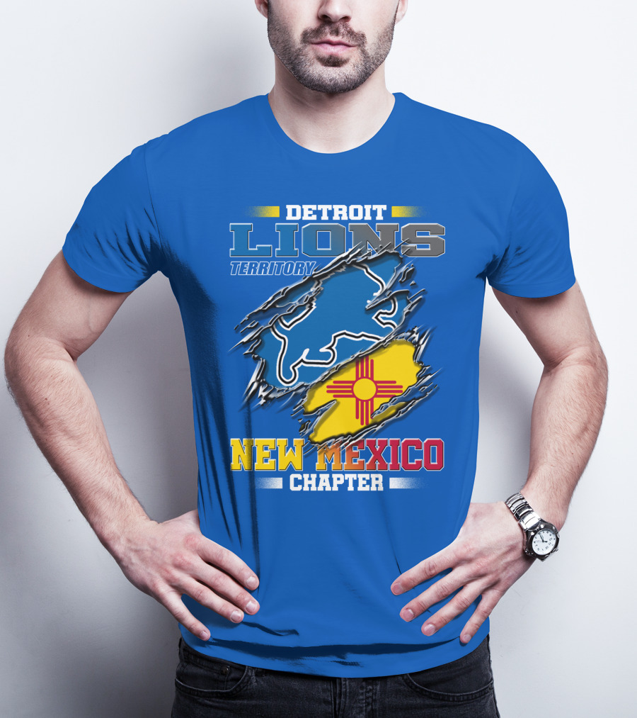 Detroit Lions Territory New Mexico Chapter T-Shirt