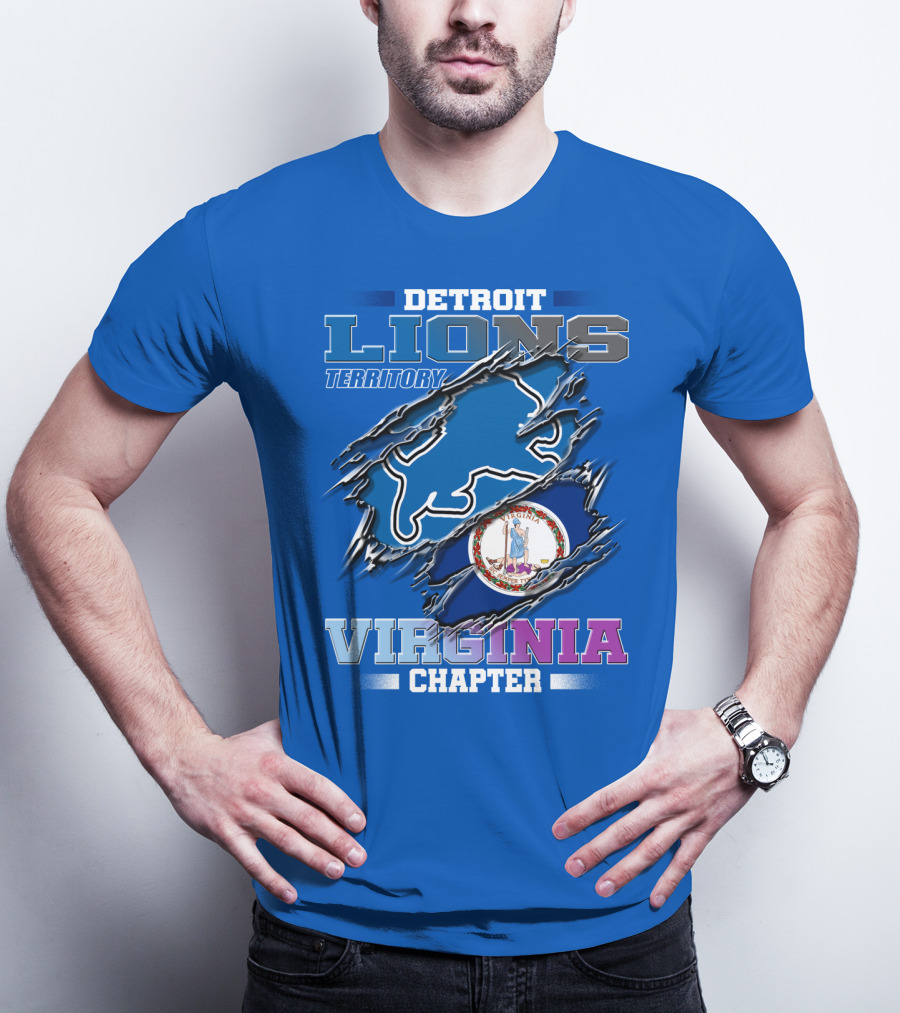 DETROIT LIONS TERRITORY VIRGINIA CHAPTER T-Shirt