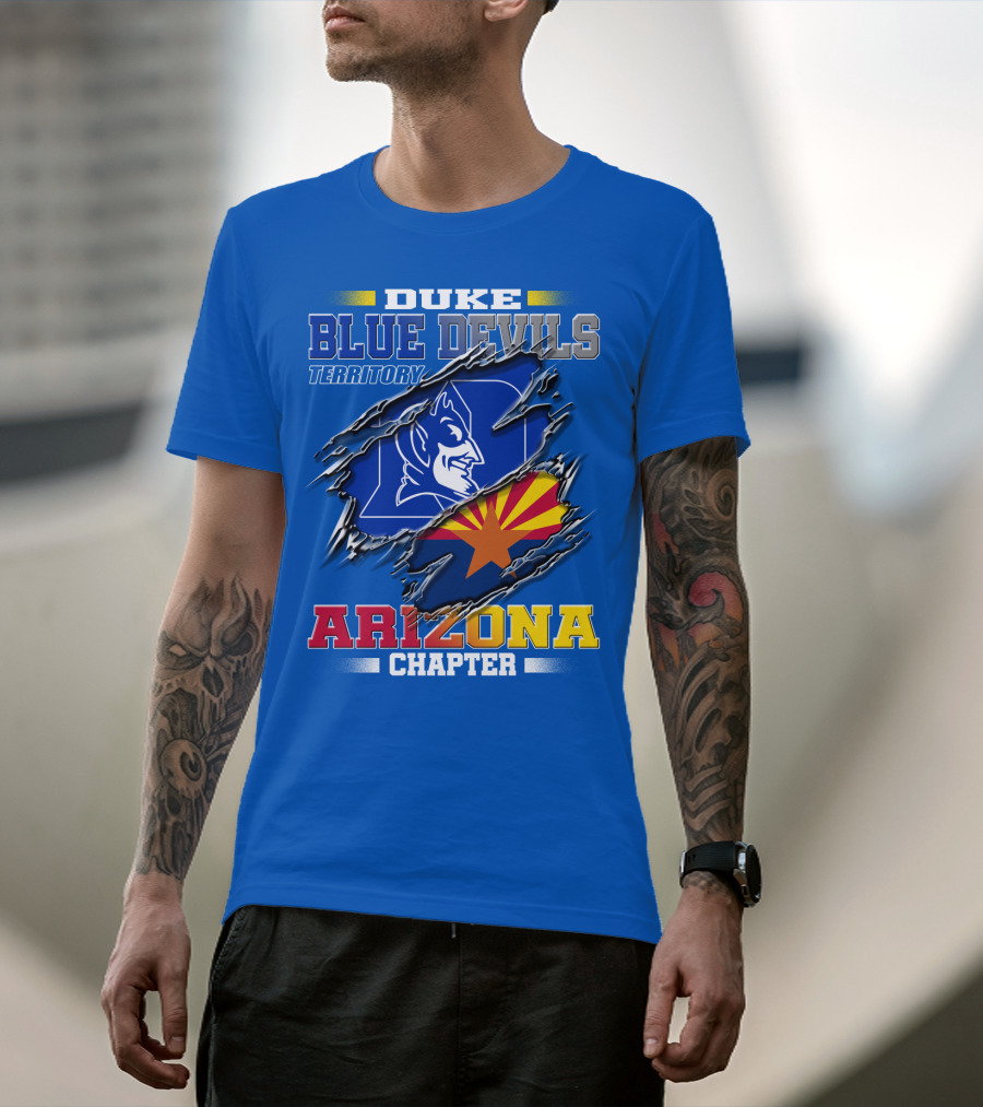Duke Blue Devils Territory Arizona Chapter T-Shirt