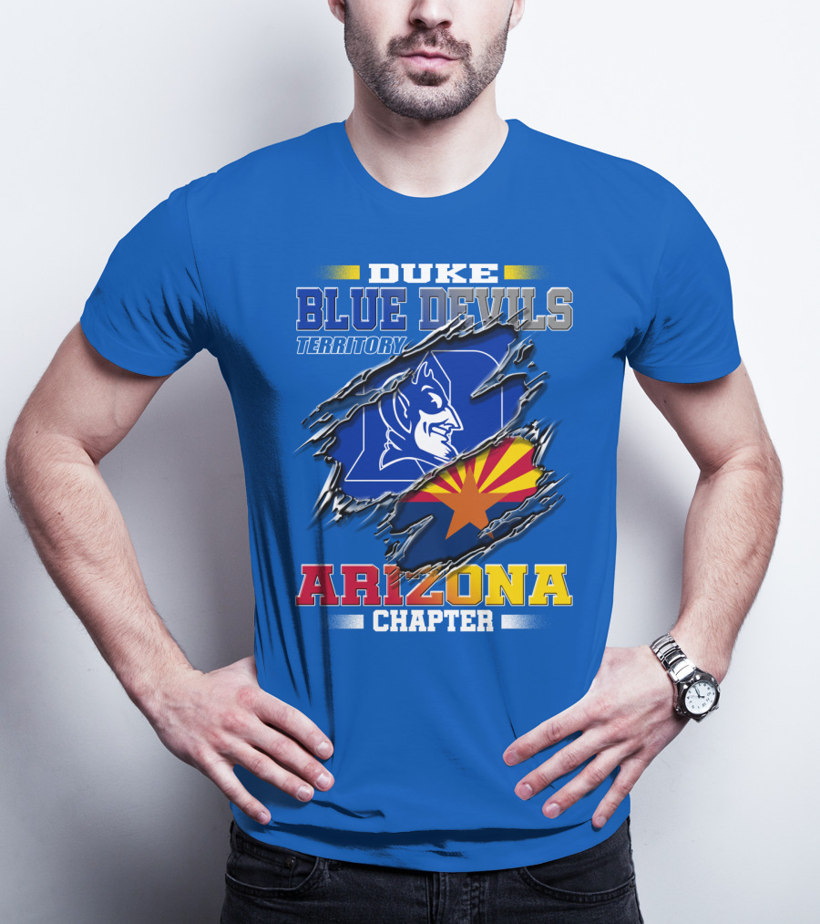 Duke Blue Devils Territory Arizona Chapter T-Shirt