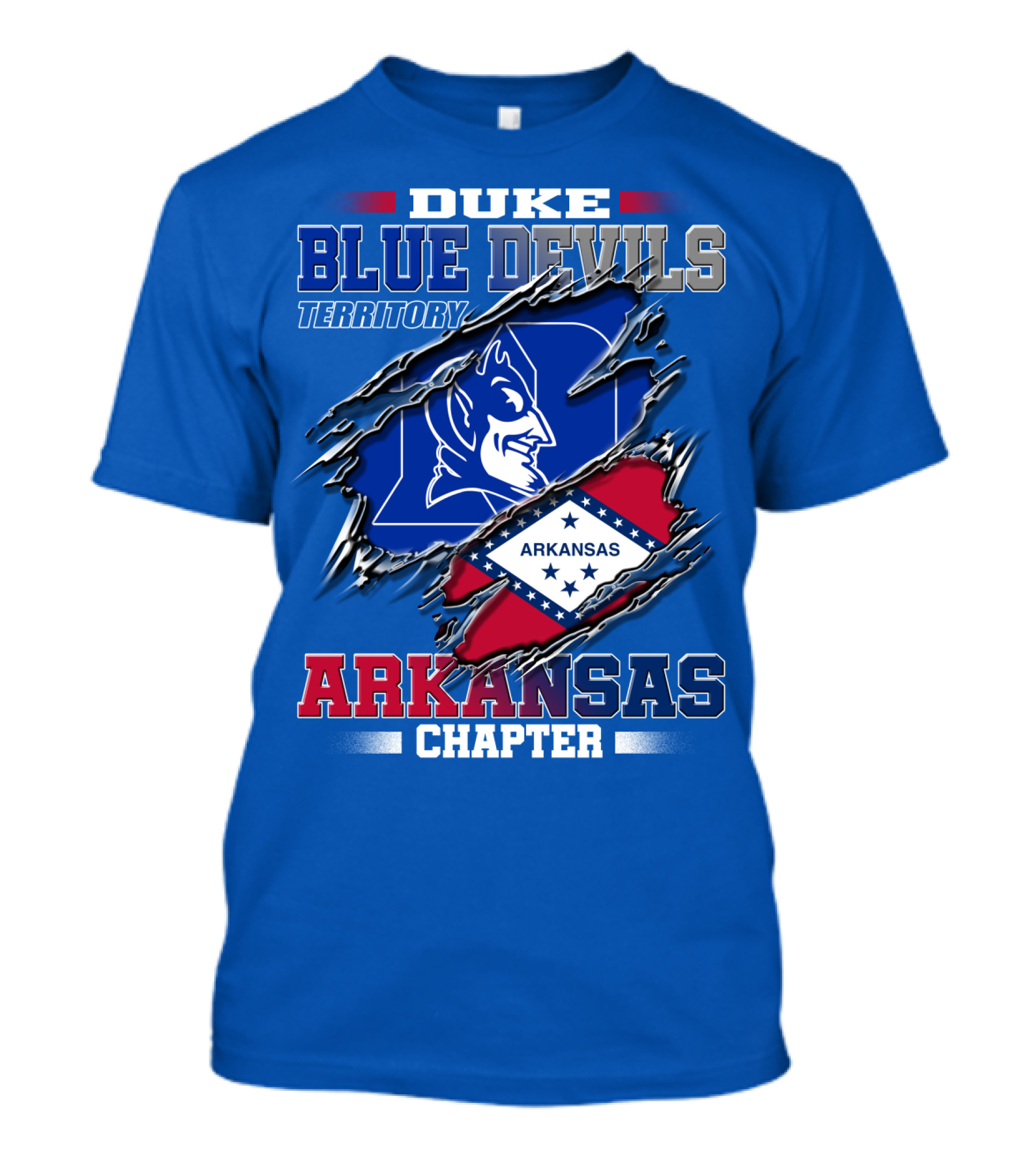 Duke Blue Devils Territory Arkansas Chapter T-Shirt