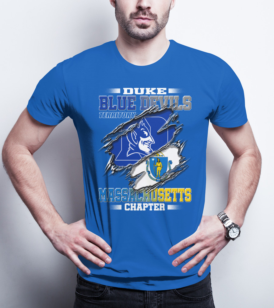 DUKE BLUE DEVILS TERRITORY MASSACHUSETTS CHAPTER T-Shirt