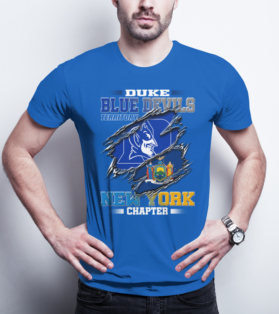 Duke Blue Devils Territory New York Chapter T-Shirt