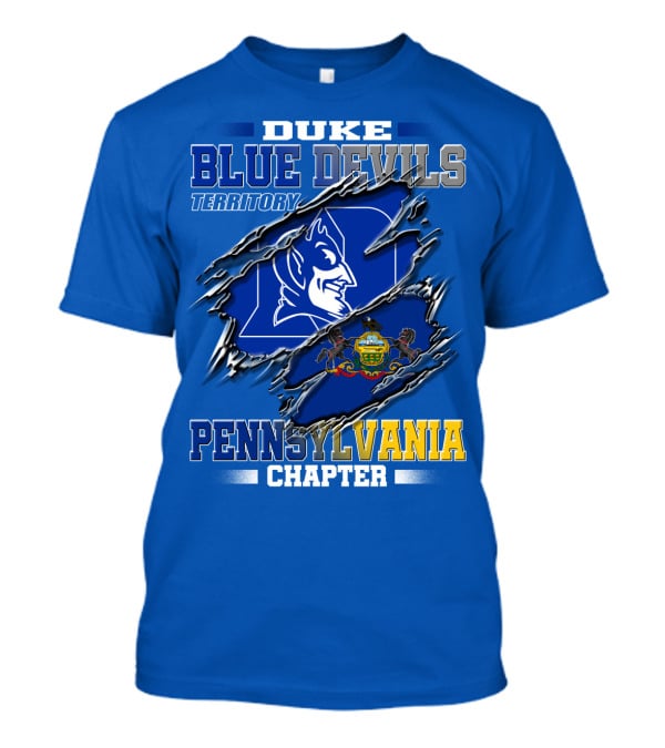 Duke Blue Devils Territory Pennsylvania Chapter T-Shirt