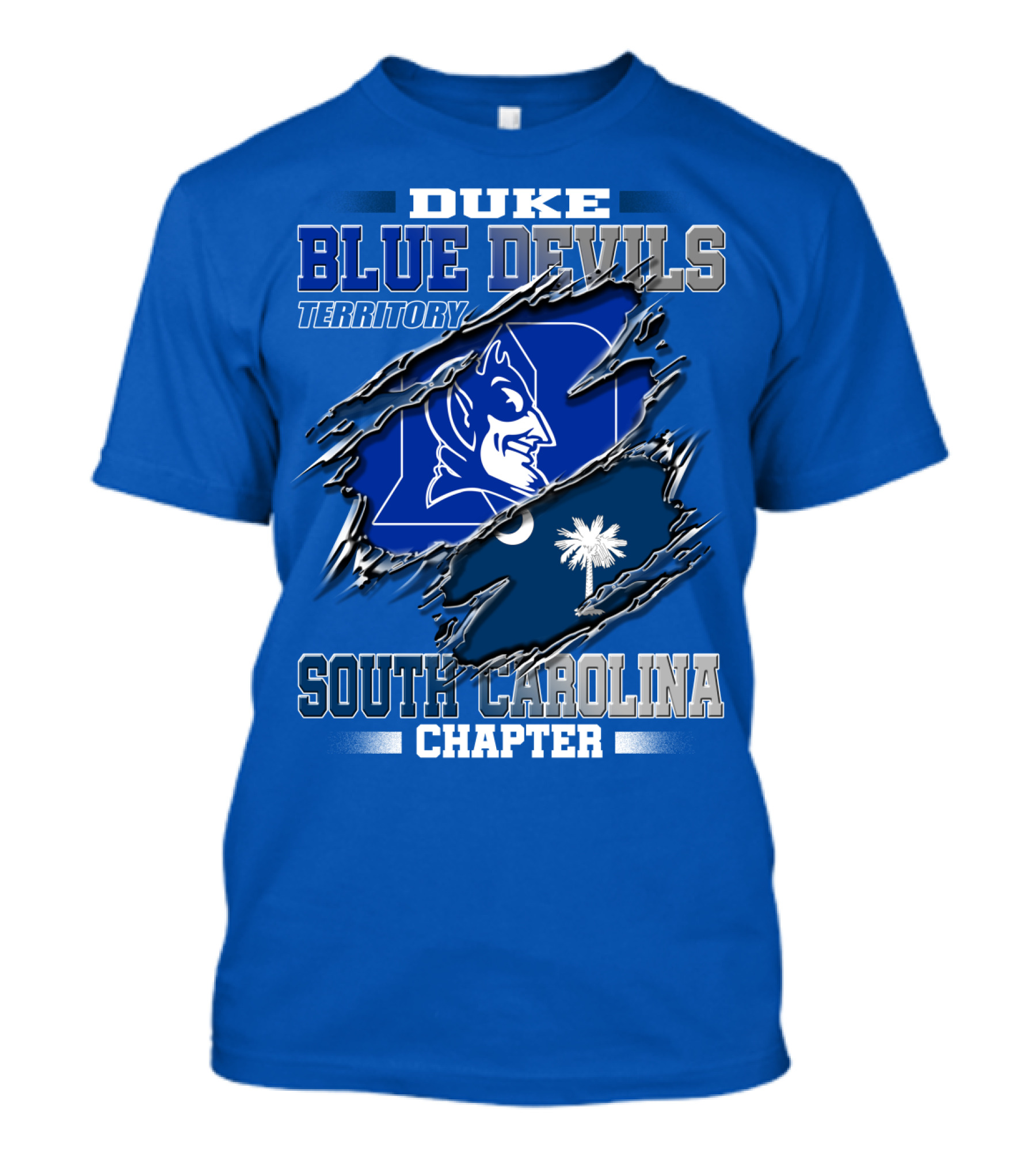 Duke Blue Devils Territory South Carolina Chapter T-Shirt